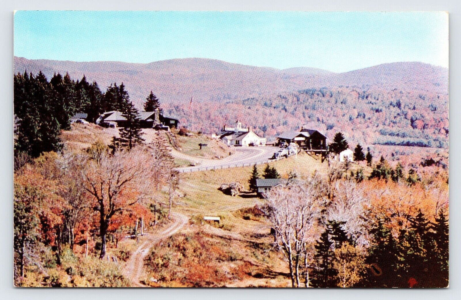 Summit Hogback Mt From Ski Area Molly Stark Trail, Marlboro Vermont ...