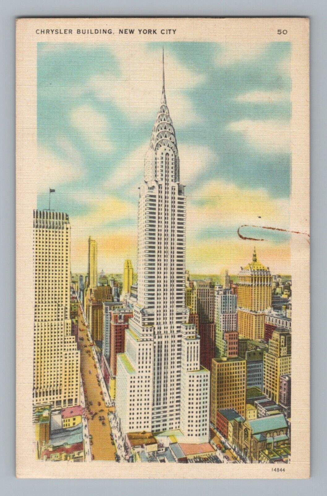 Chrysler Building New York Vintage Postcard | United States - New York ...