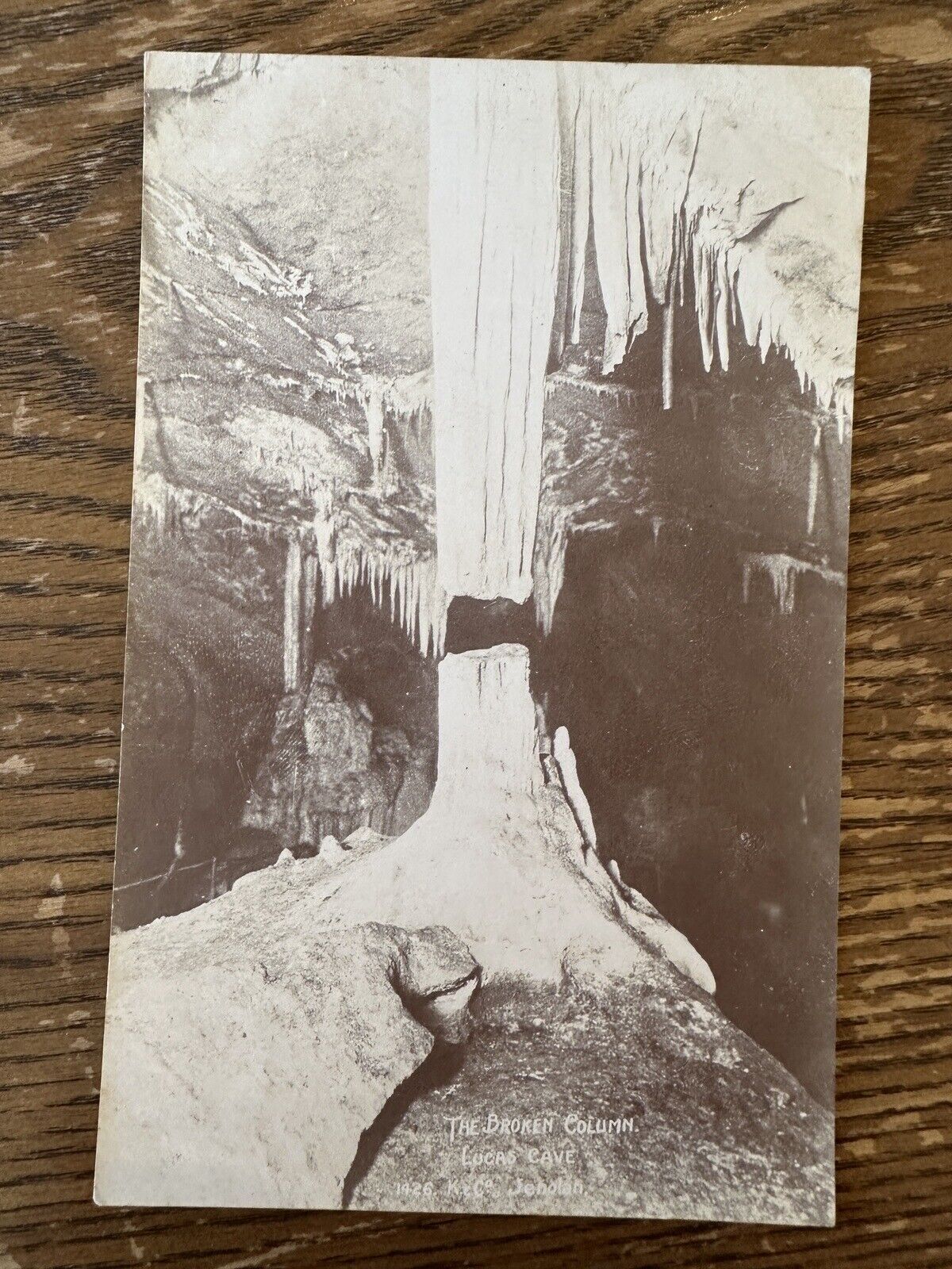 Original Vintage Postcard Early 1900's View Of Formation Inside Cave ...