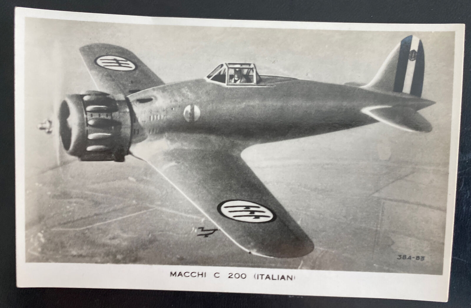 Mint England RPPC Valentines Postcard Macci C200 Italian Fighter ...