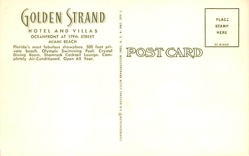 Golden Strand Hotel and Villas Miami Beach FL | United States - Florida ...