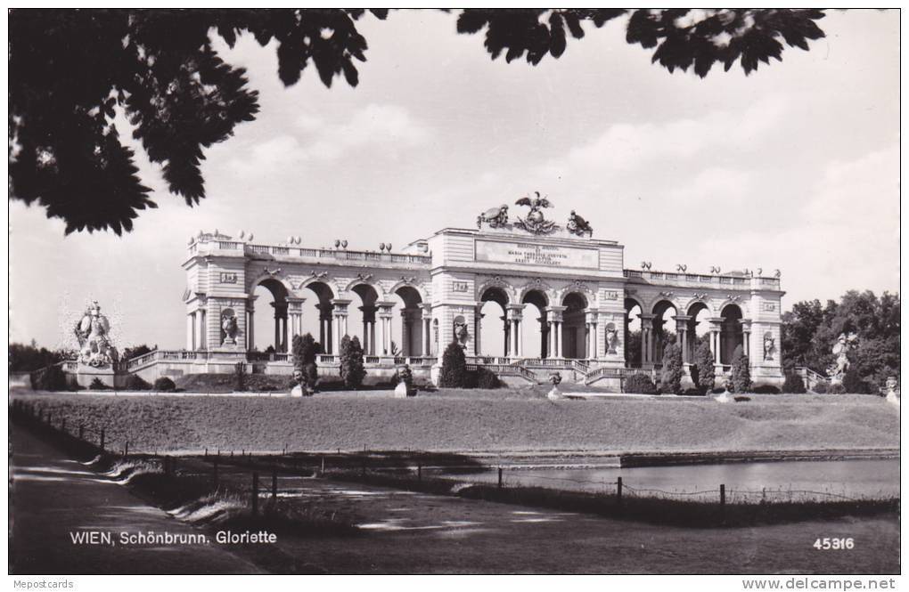 RP, Schonbrunn, Gloriette, Wien (Vienna), Austria, 1920-1940s | Europe ...