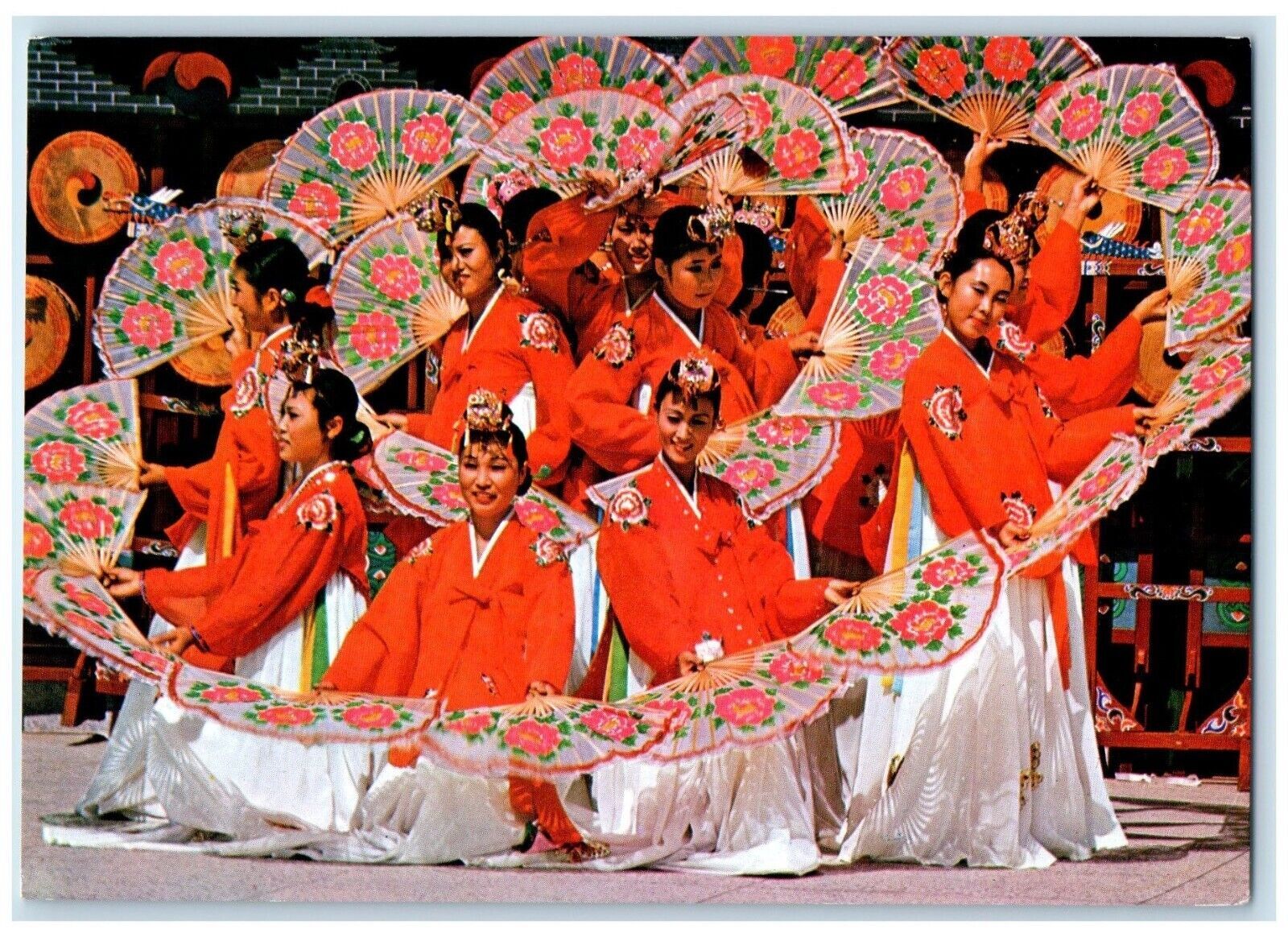 Boo Chae Chum Blooming Flower Korean Traditional Group Dancing Vintage ...