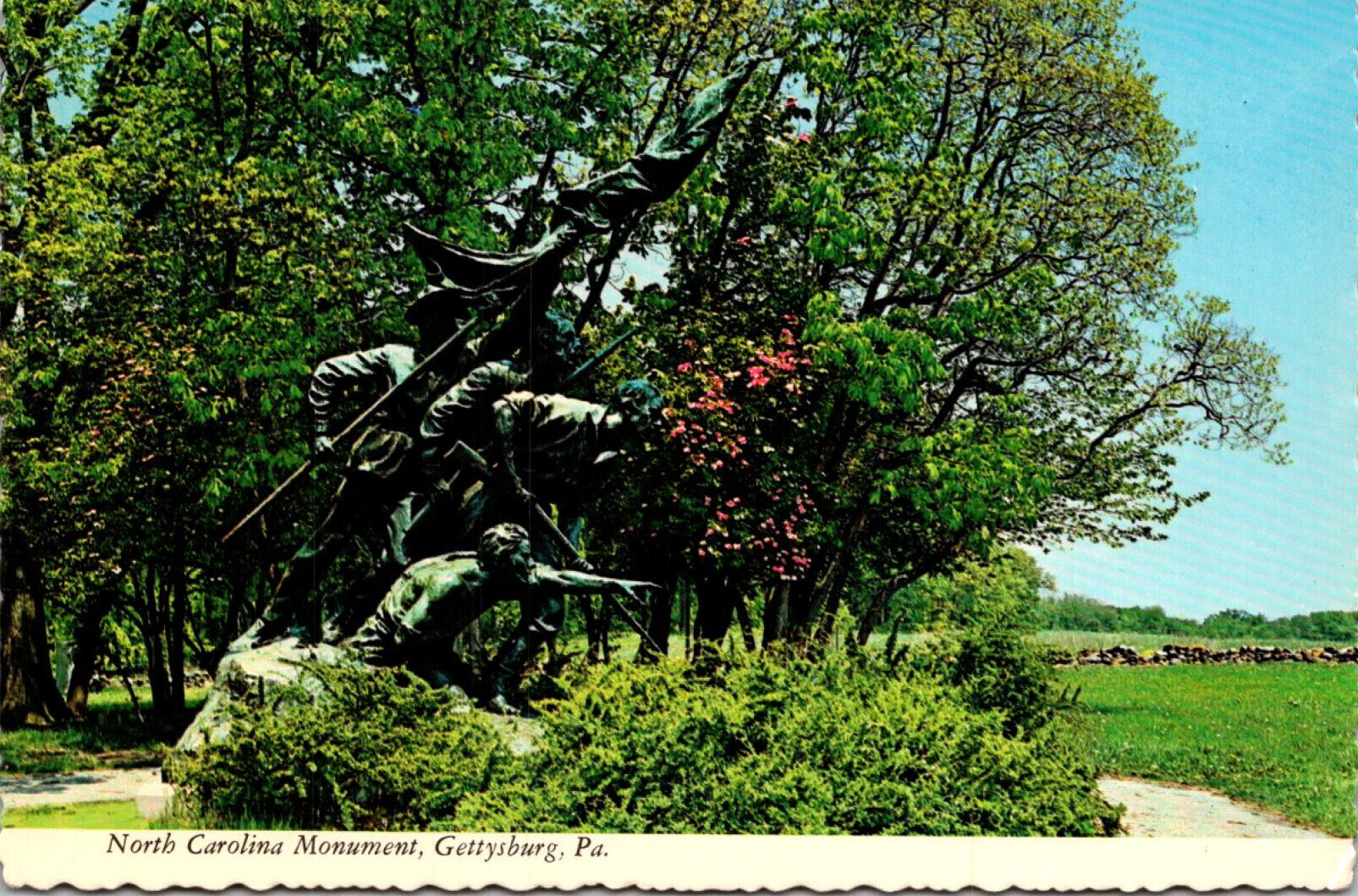 Pennsylvania Gettysburg Battlefield The North Carolina Monument ...