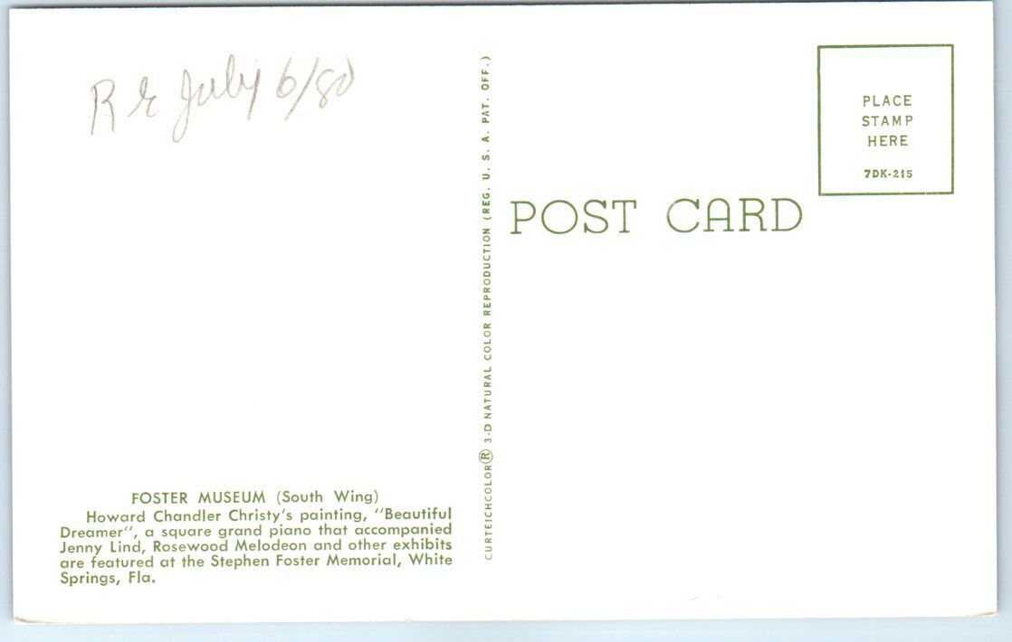 Foster Museum (South Wing), Stephen Foster Memorial - White Springs ...