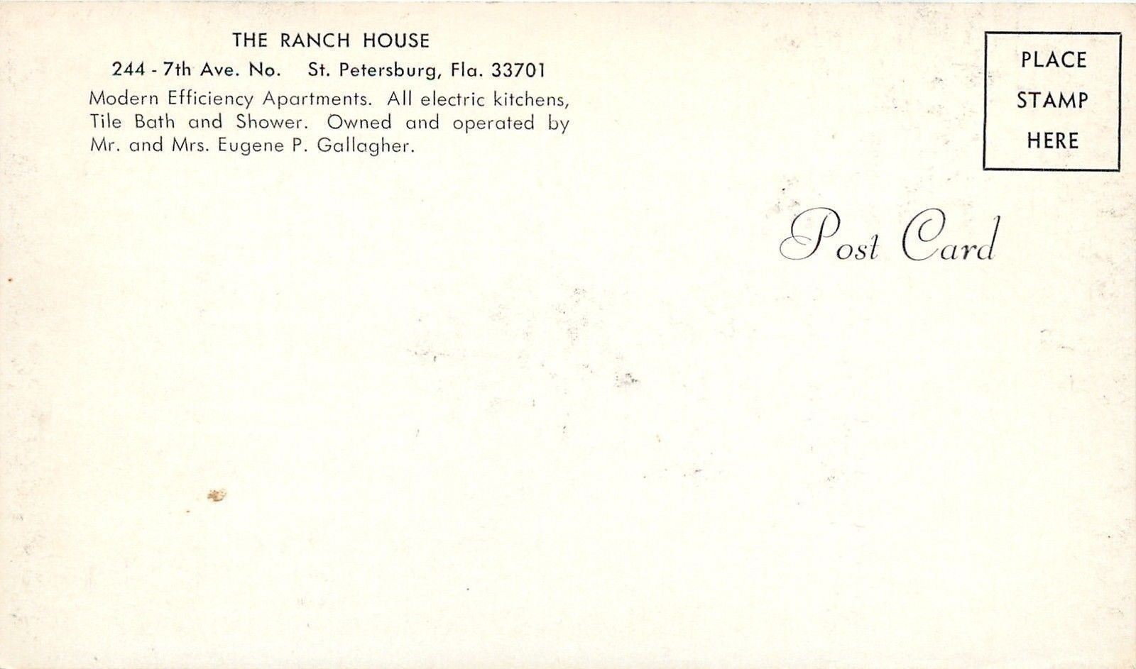 St Petersburge Florida~The Ranch House~Brick Lattice-Work Fence~1960s ...