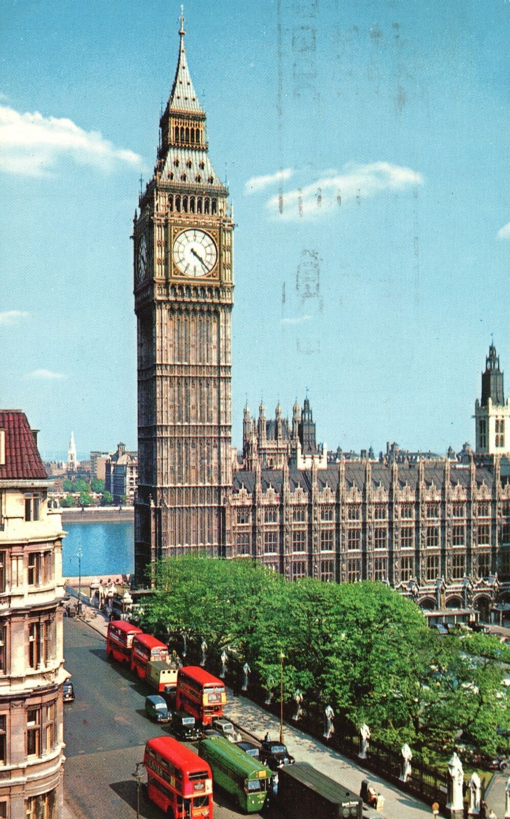 Vintage Postcard 1968 View of Big Ben London Great Bell Westminster ...