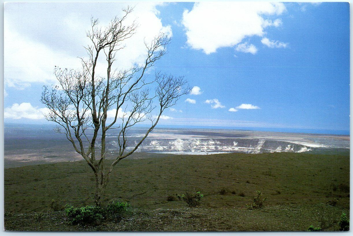 Halema'uma'u Crater in Kilauea Caldera - Hawaii Volcanoes National Park ...