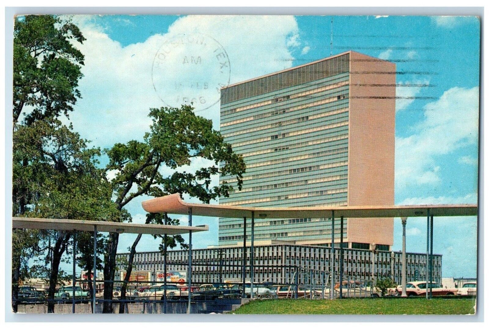 1966 Medical Towers Building Texas Medical Center Houston Texas Vintage ...