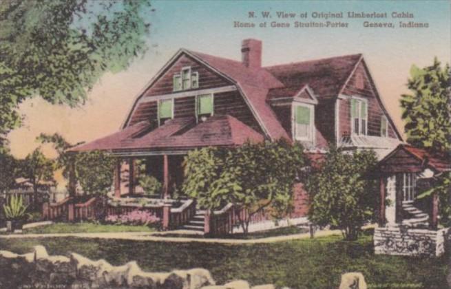 Indiana Geneva Limberlost Cabin Home Of Gene Stratton Porter ...