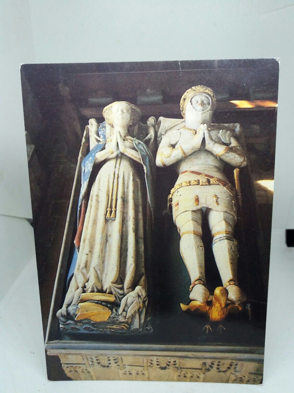 The Bardolph Tomb St Marys Church Dennington Suffolk Vintage Postcard ...