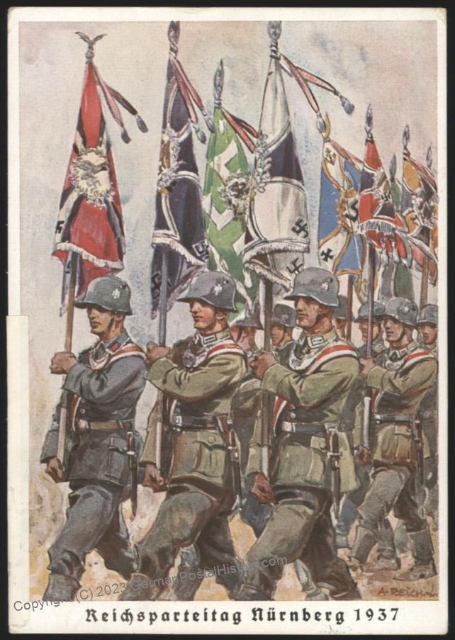 3rd Reich Germany 1937 Reichsparteitag Rally Day Police Hoffmann 37 13 ...