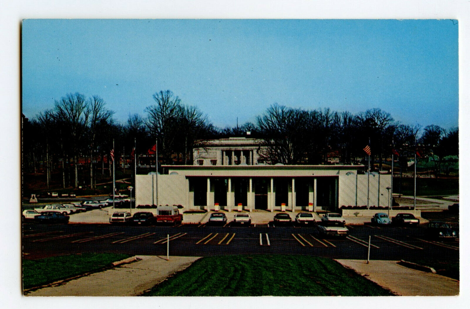 Grant Park Zoo Visitor Center Atlanta GA Vintage Postcard Standard View ...