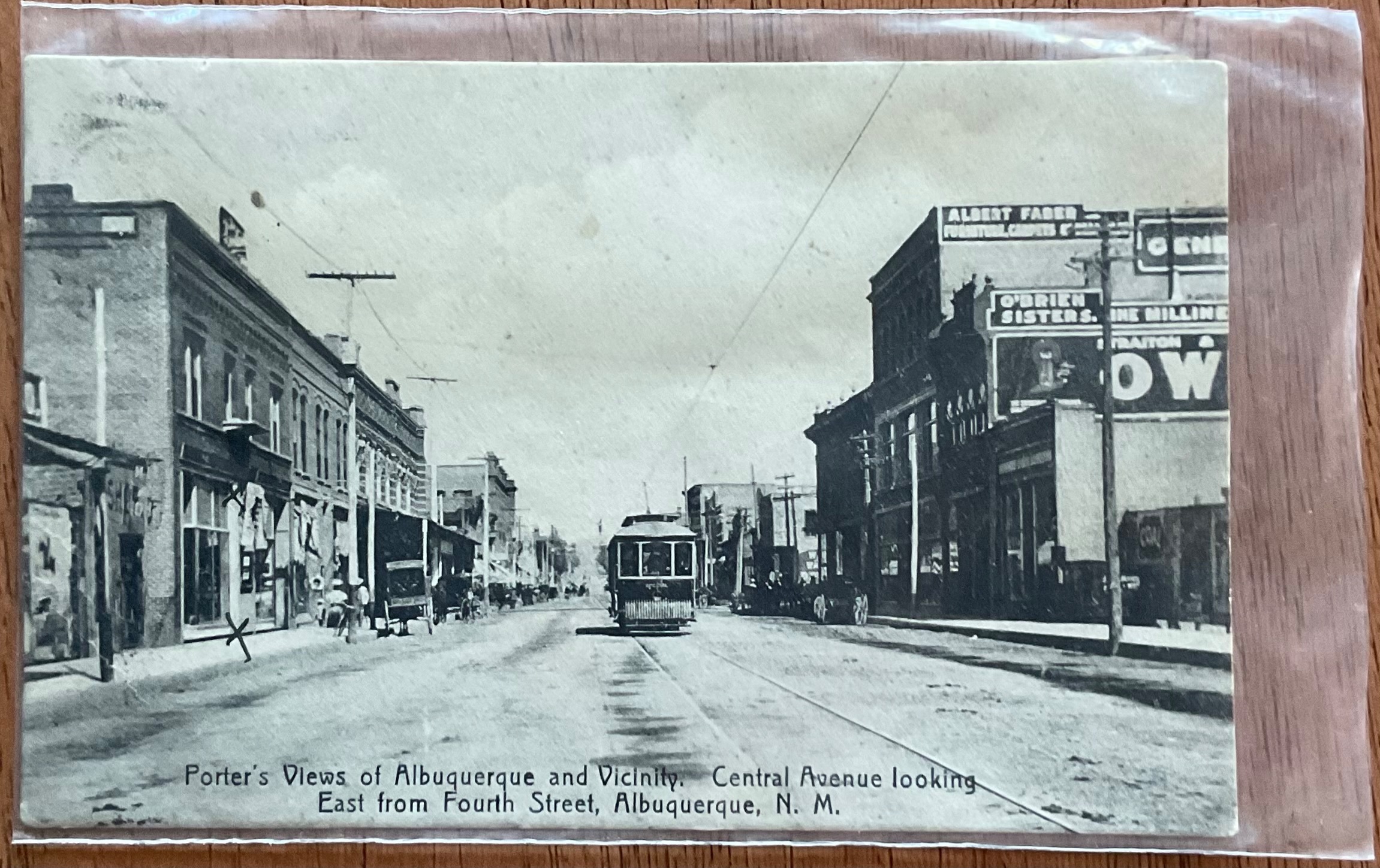 Porter’s View Central Ave Albuquerque NM PM 9/20/1908 Territorial LB ...