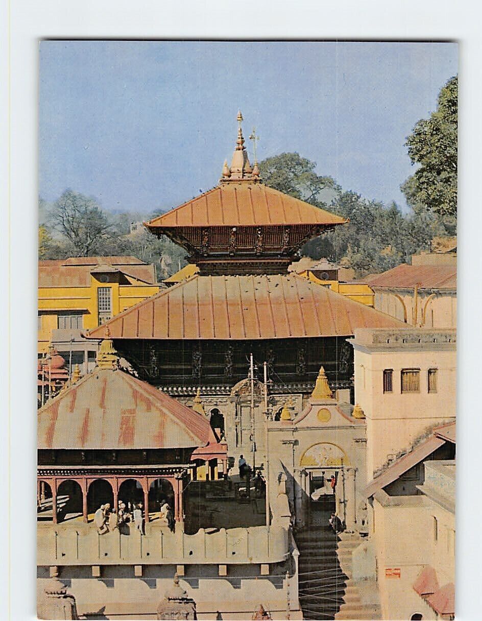 Postcard Lord Pashupatinath Temple, Kathmandu, Nepal | Asia & Middle ...