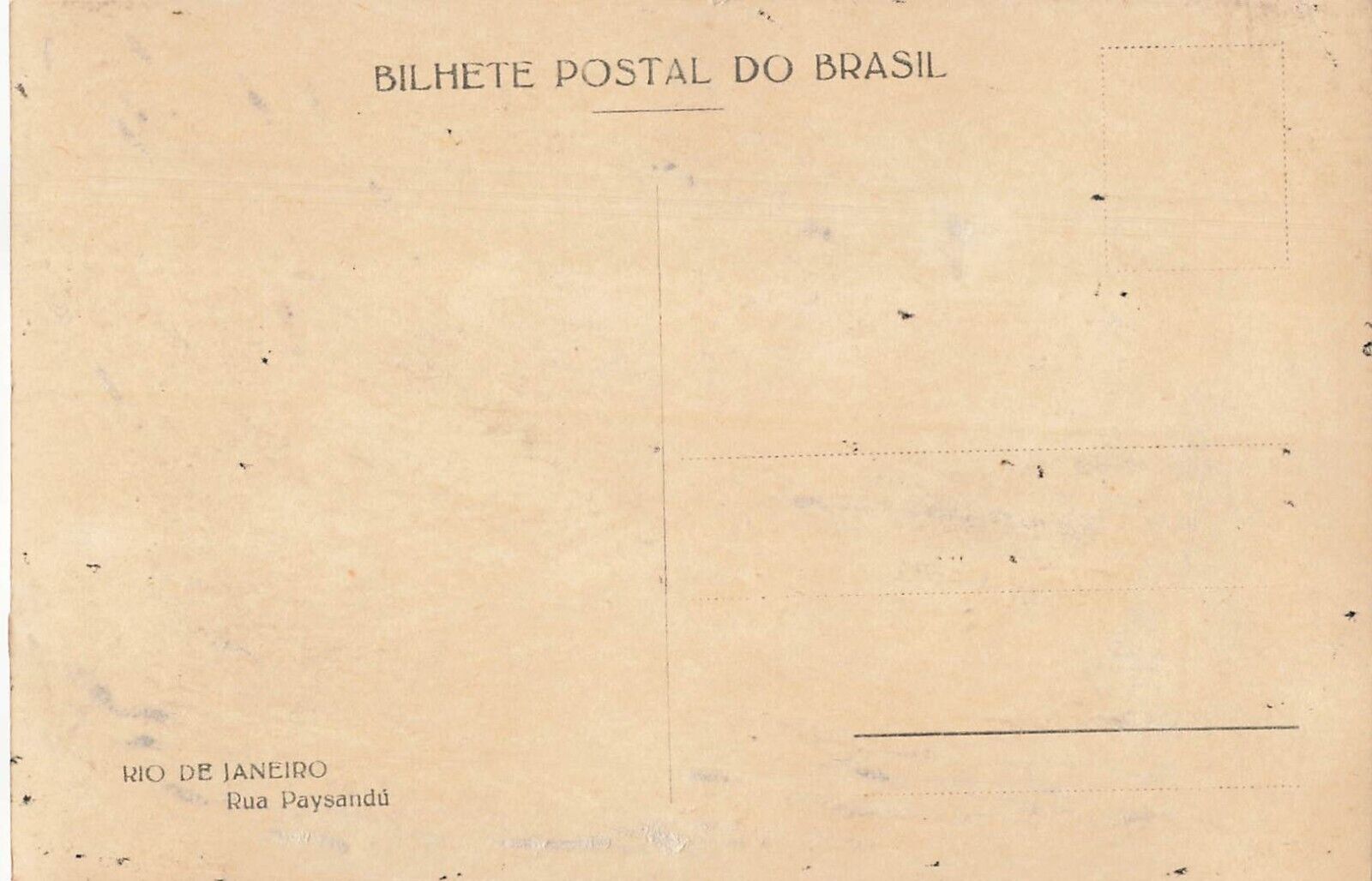 RIO De Janeiro Brazil~Rua Paysandu~1920S Photo Postcard | Latin & South ...