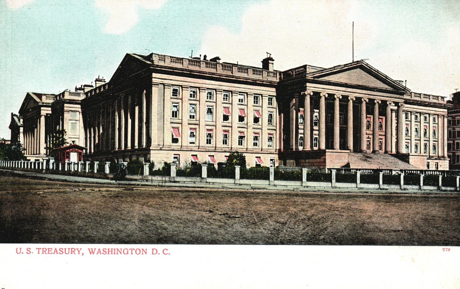 Vintage Postcard 1900's United States Treasury Washington DC A.C ...