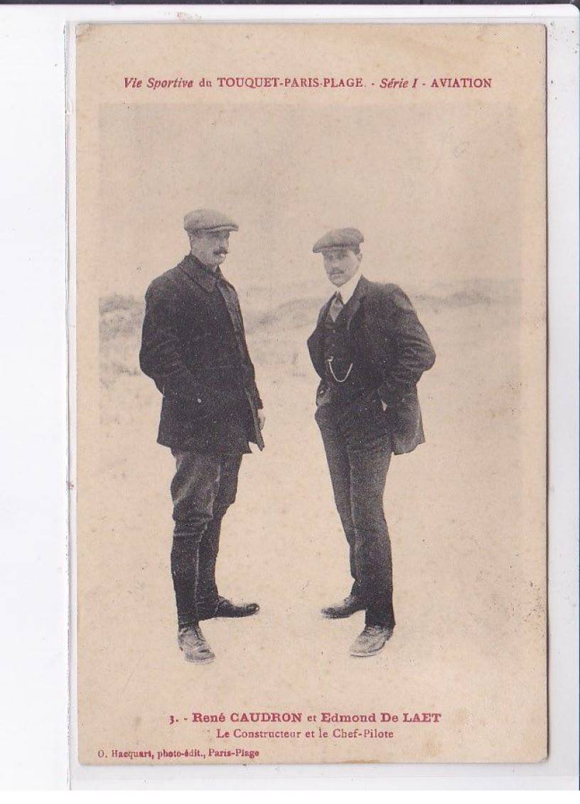LE TOUQUET PARIS-PLAGE: aviation vie sportive, rené caudron et edmond ...
