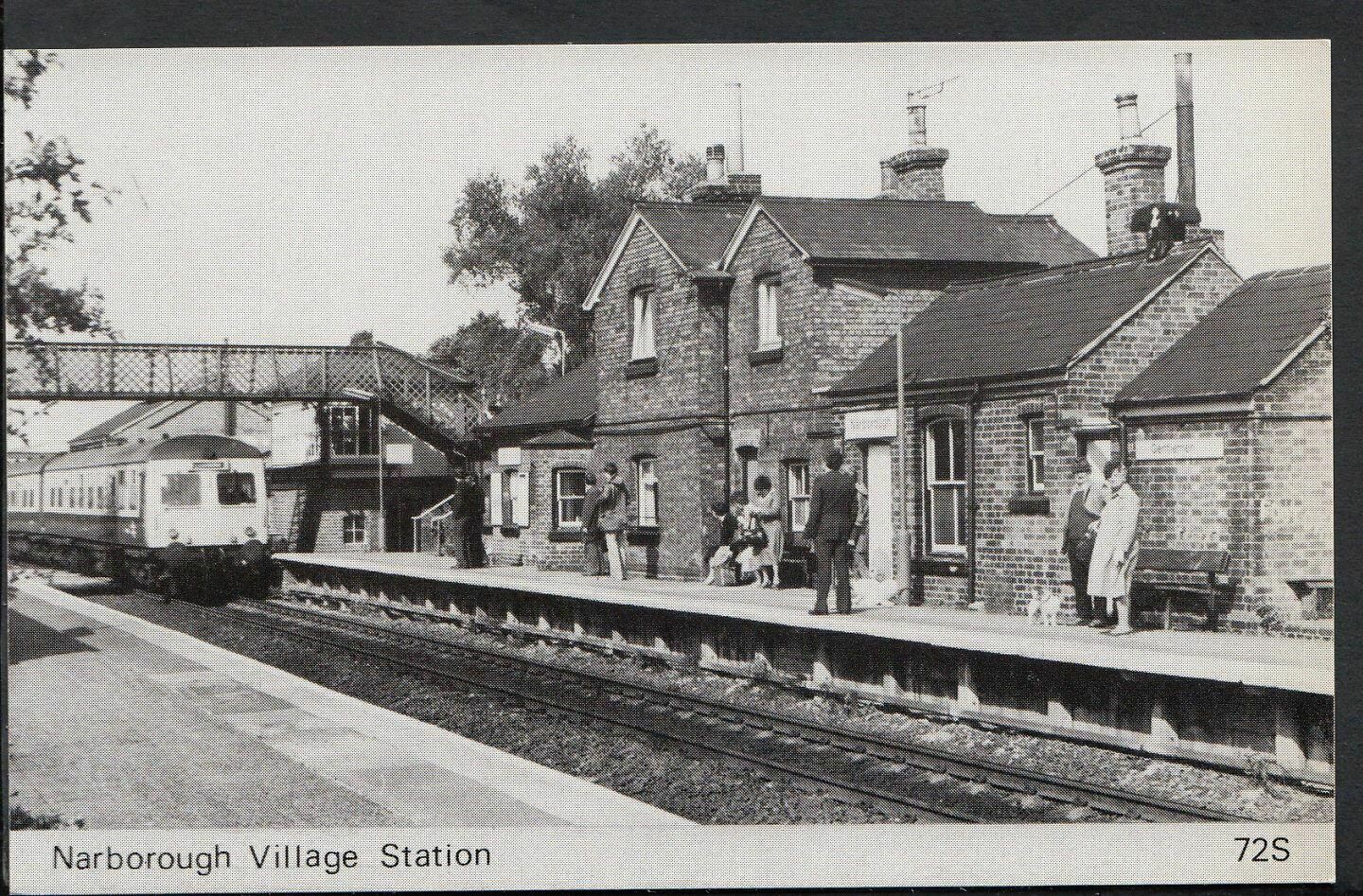 Leicestershire Postcard - Narborough Village Railway Station RS569 ...