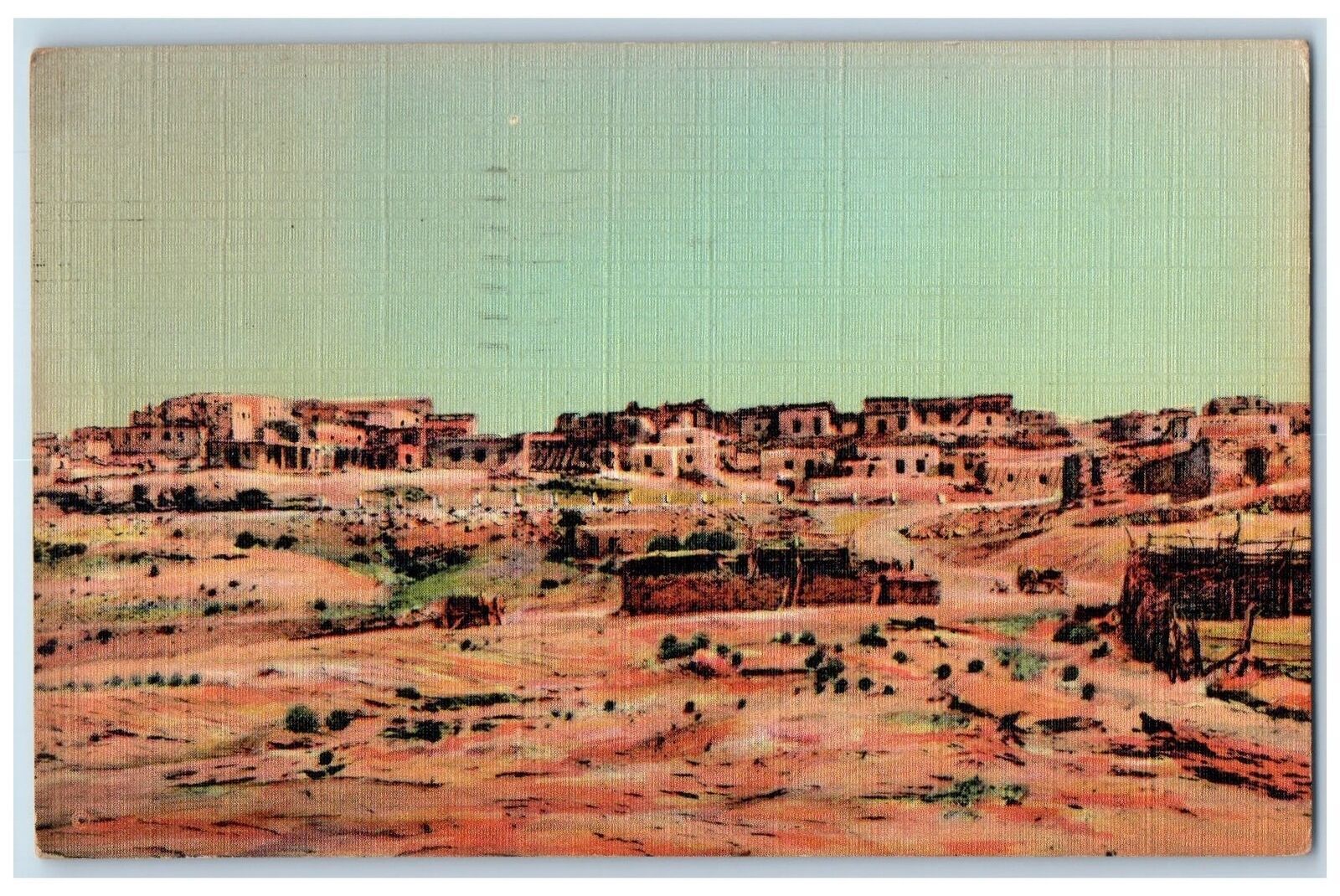 1959 Old Laguna Indian Pueblo Albuquerque New Mexico NM Posted Vintage ...