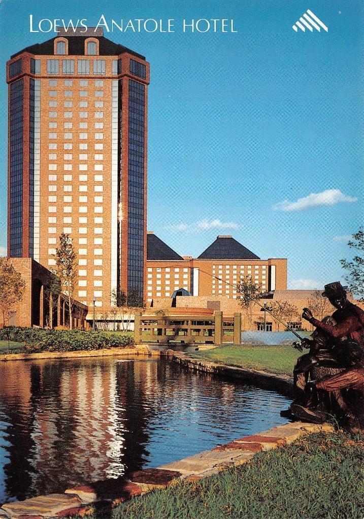 2~4X6 Postcards Dallas, TX Texas LOEWS ANATOLE HOTEL & Tower Lobby ...