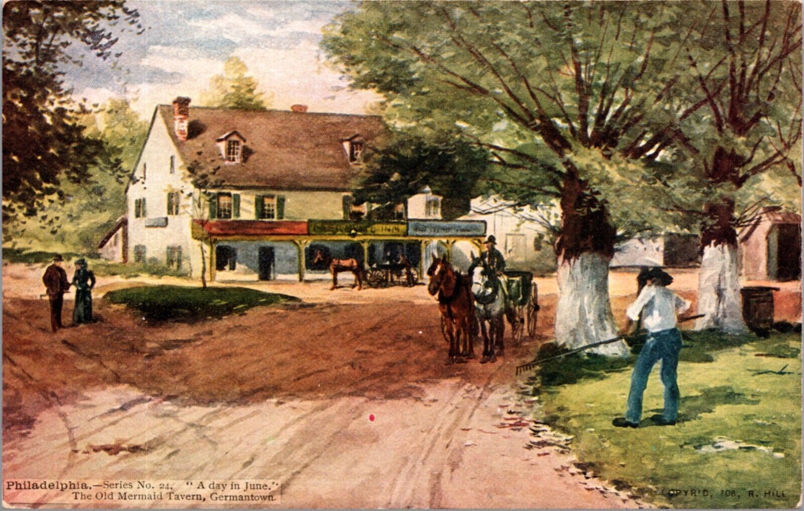 Artist PC The Old Mermaid Tavern in Germantown, Philadelphia ...