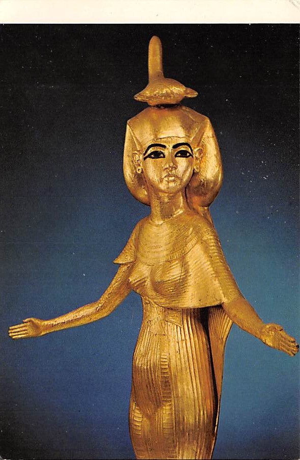 The Goddess Selket, Egyptian Museum, Cairo | Topics - Other, Postcard ...