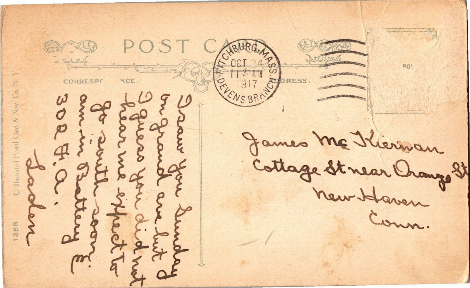 Artist Archie Gunn, When the Last Goodbyes are Whispered c1917 Postcard ...