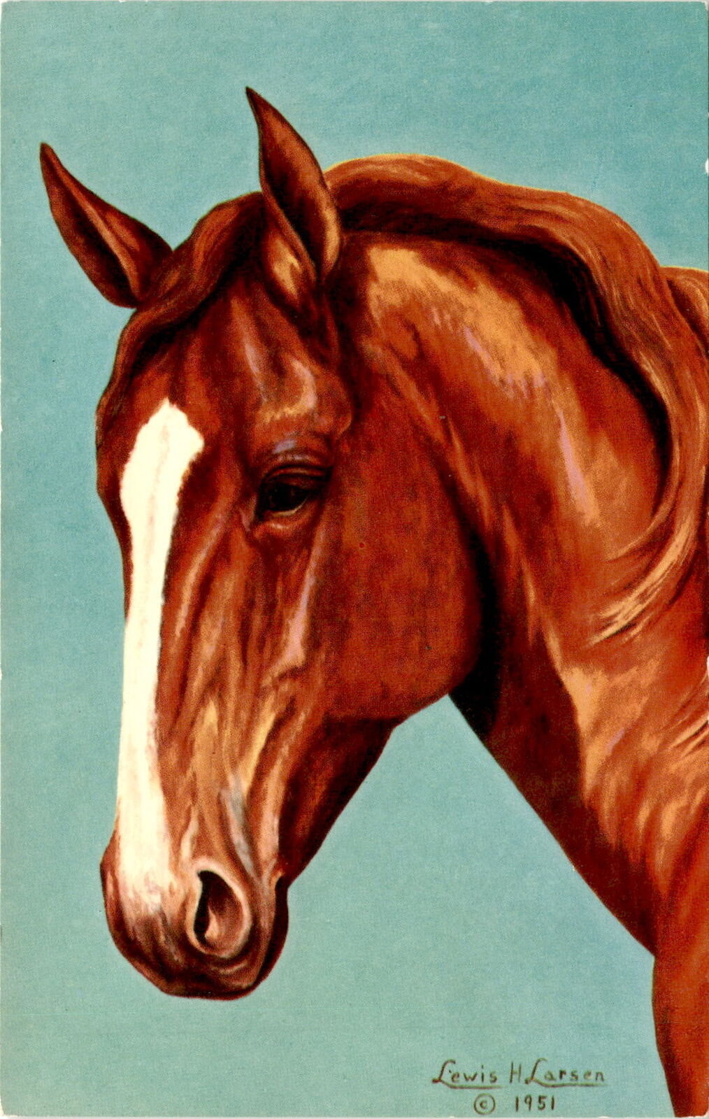 Lewis H. Larsen, statesman, poet, former Senator, cowboy artist, 1953 ...