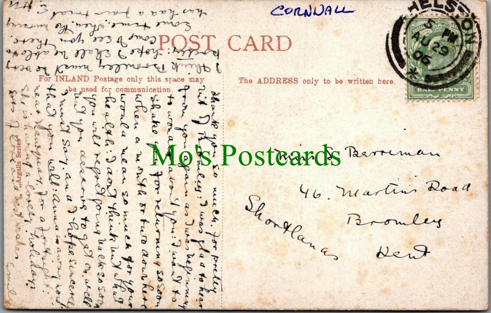 Cornwall Postcard - Views of Mullion Cove, Lizard Peninsula RS28603 ...