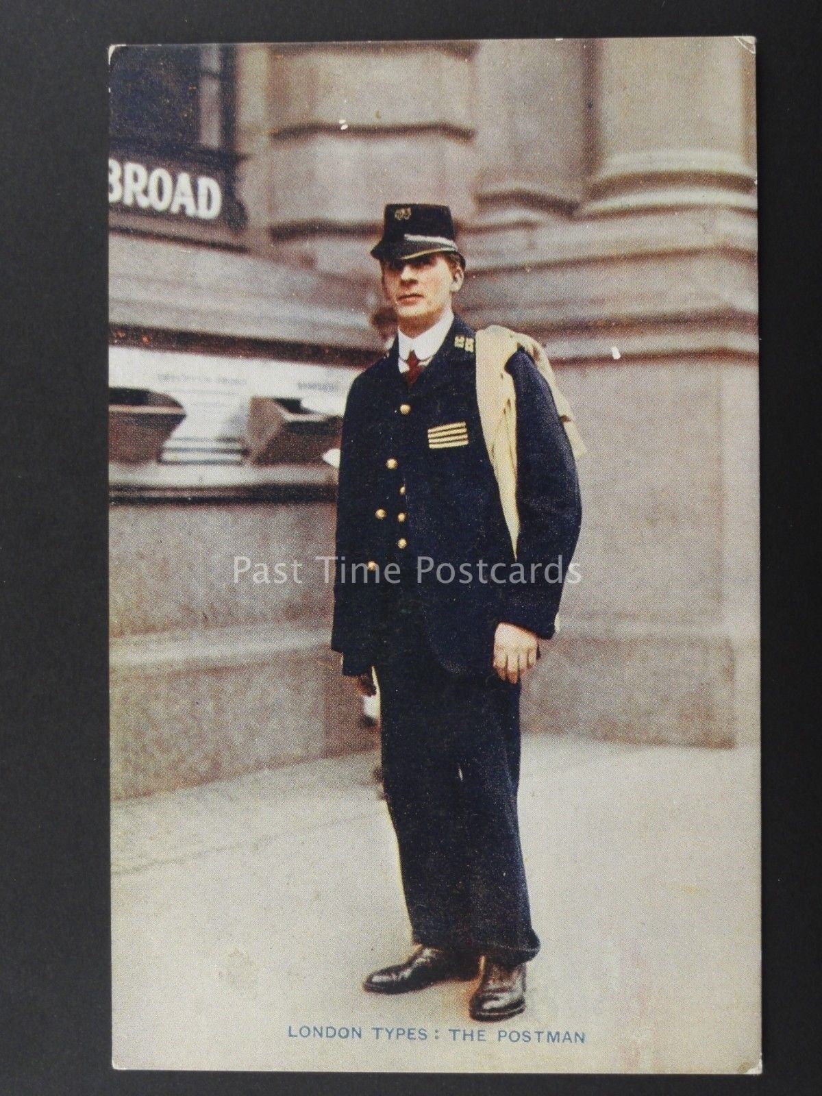 London Types The Postman Delivers the Mail - Old Postcard by Photochrom ...