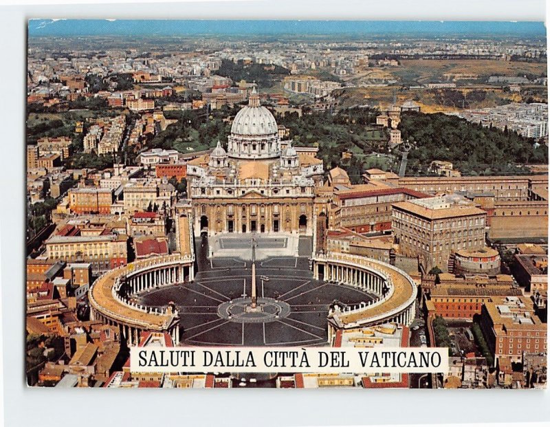 Postcard Saluti Dalla Citta Del Vaticano, Vatican City, Vatican City ...