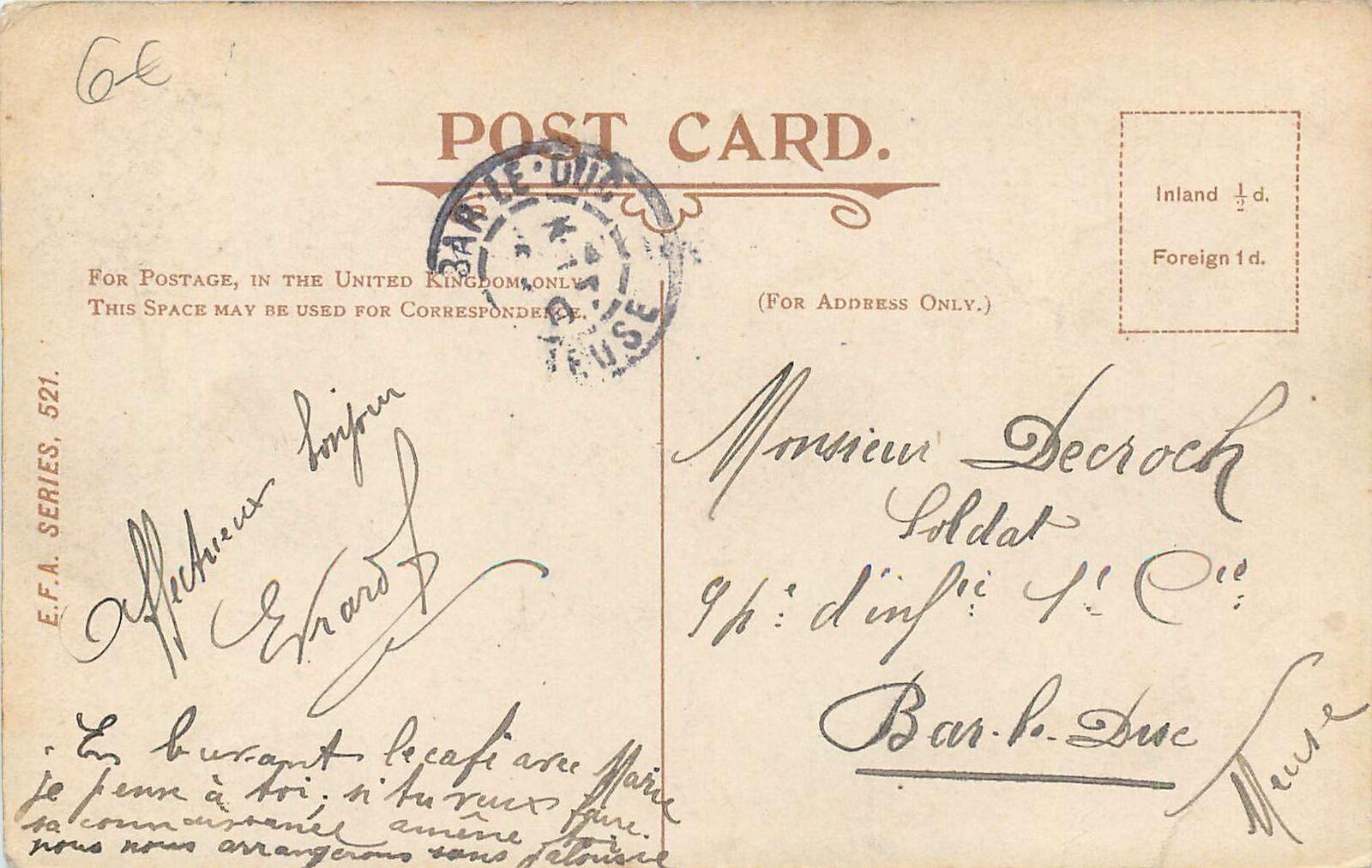 Postcard England London 1900's picnic park bar lounge bartender waiter ...