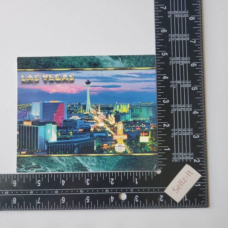Vegas Strip North View Stratosphere Tower Las Vegas NV Postcard ...