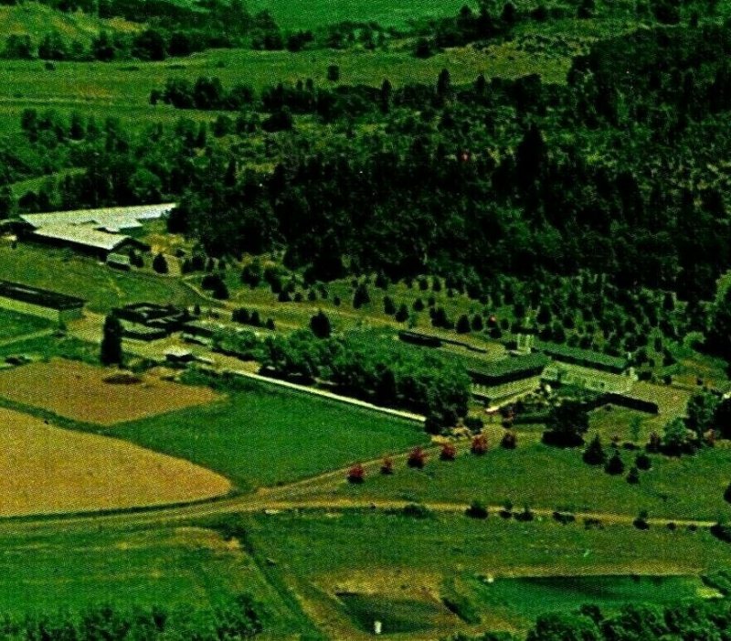 Lafayette Oregon OR Trappist Abbey Our Lady of Guadalupe Vtg Chrome ...