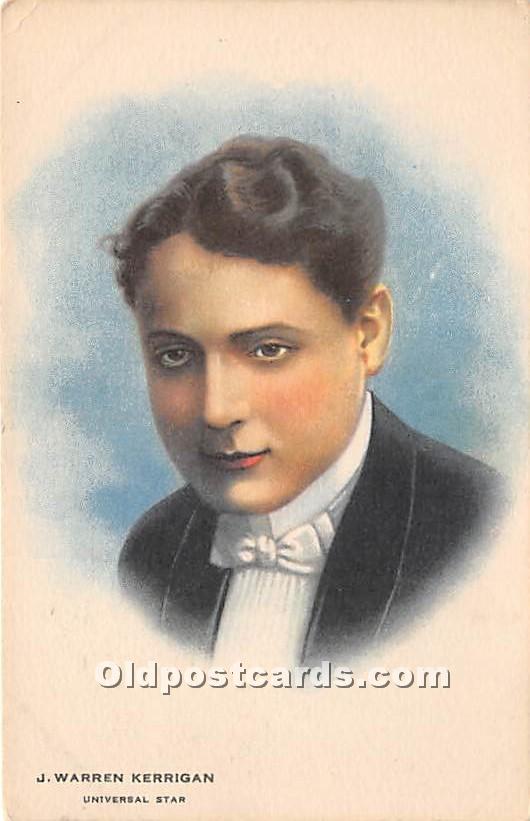 J Warren Kerrigan, Universal Star Theater Actor / Actress Unused ...