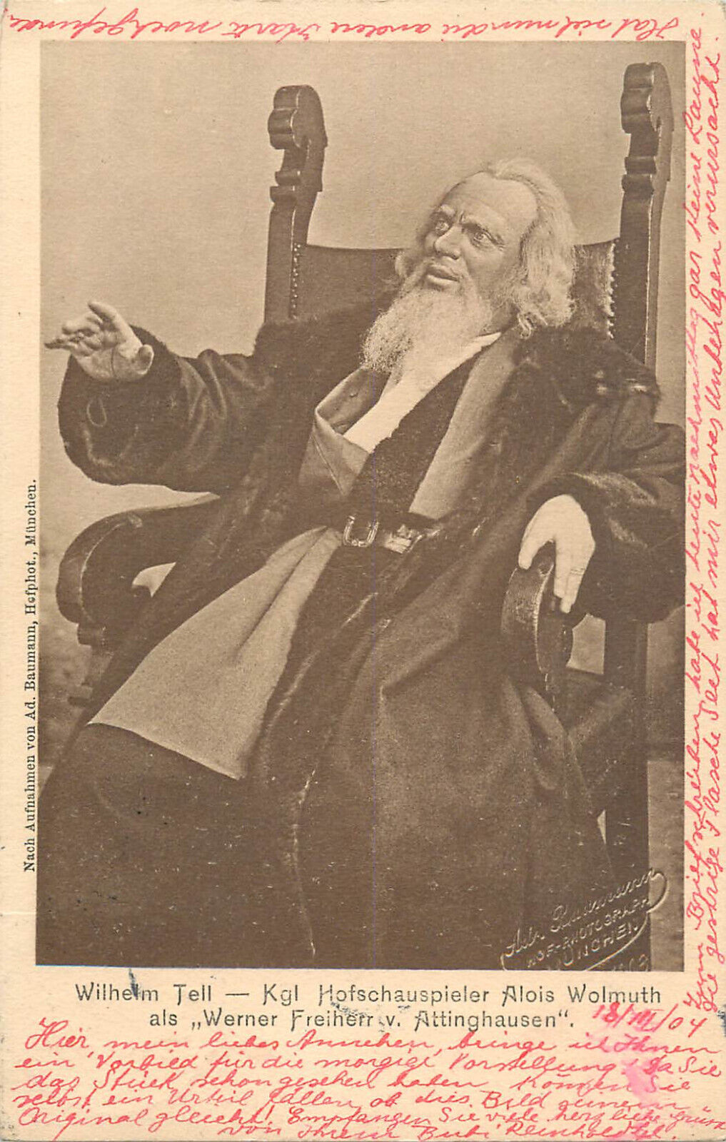 William Tell | Story, Swiss Folklore theatre play characters 1900-1905 ...