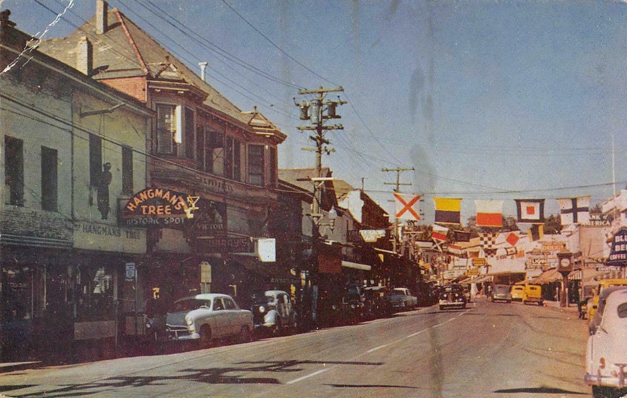 PLACERVILLE, CA Street Scene El Dorado Co. Old Hangtown c1950s Vintage ...