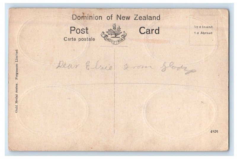 c1910s Multiview, Greetings from Christchurch New Zealand NZ Postcard ...