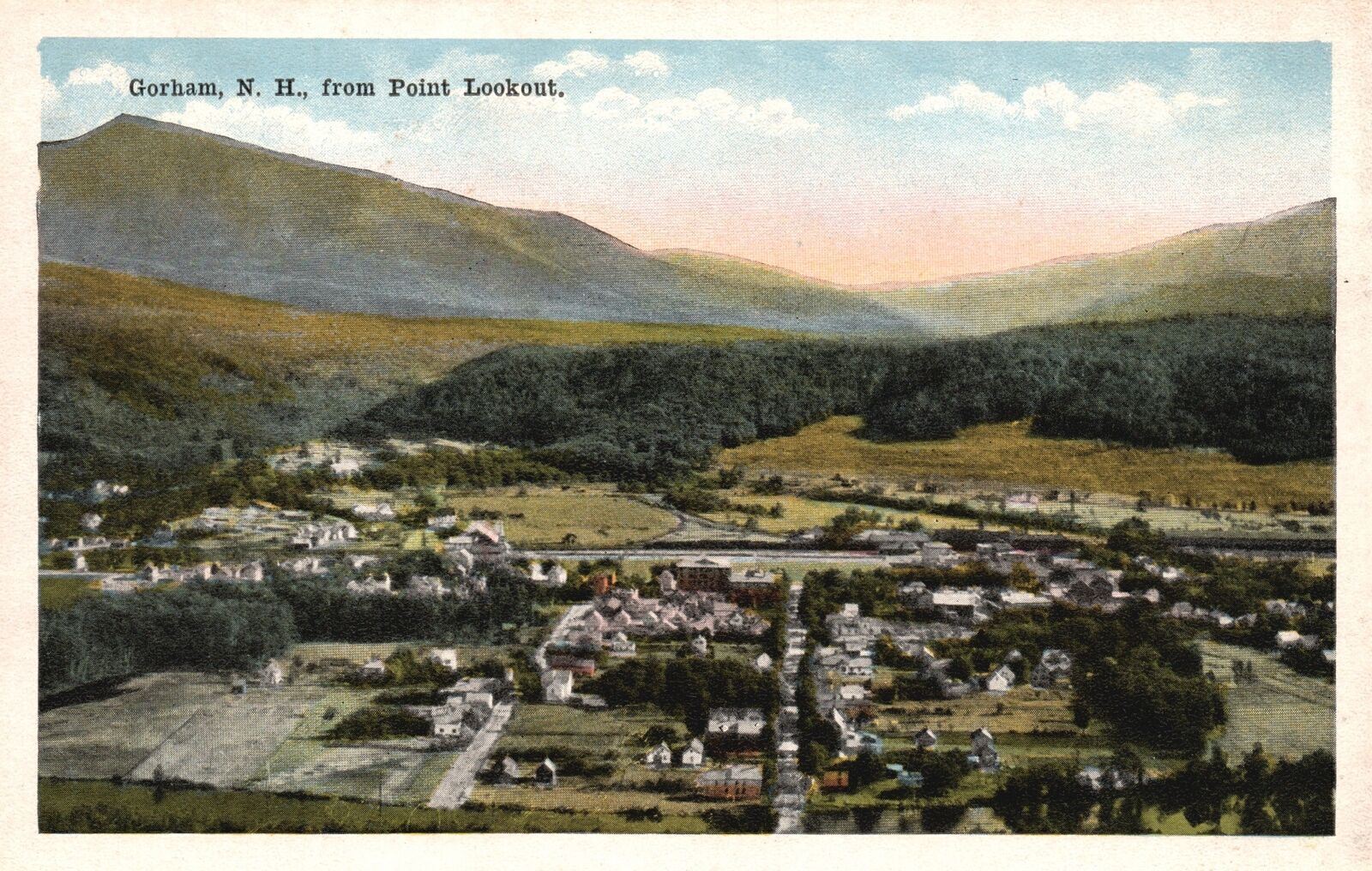 Vintage Postcard From Point Lookout Grounds Buildings Gorham New ...