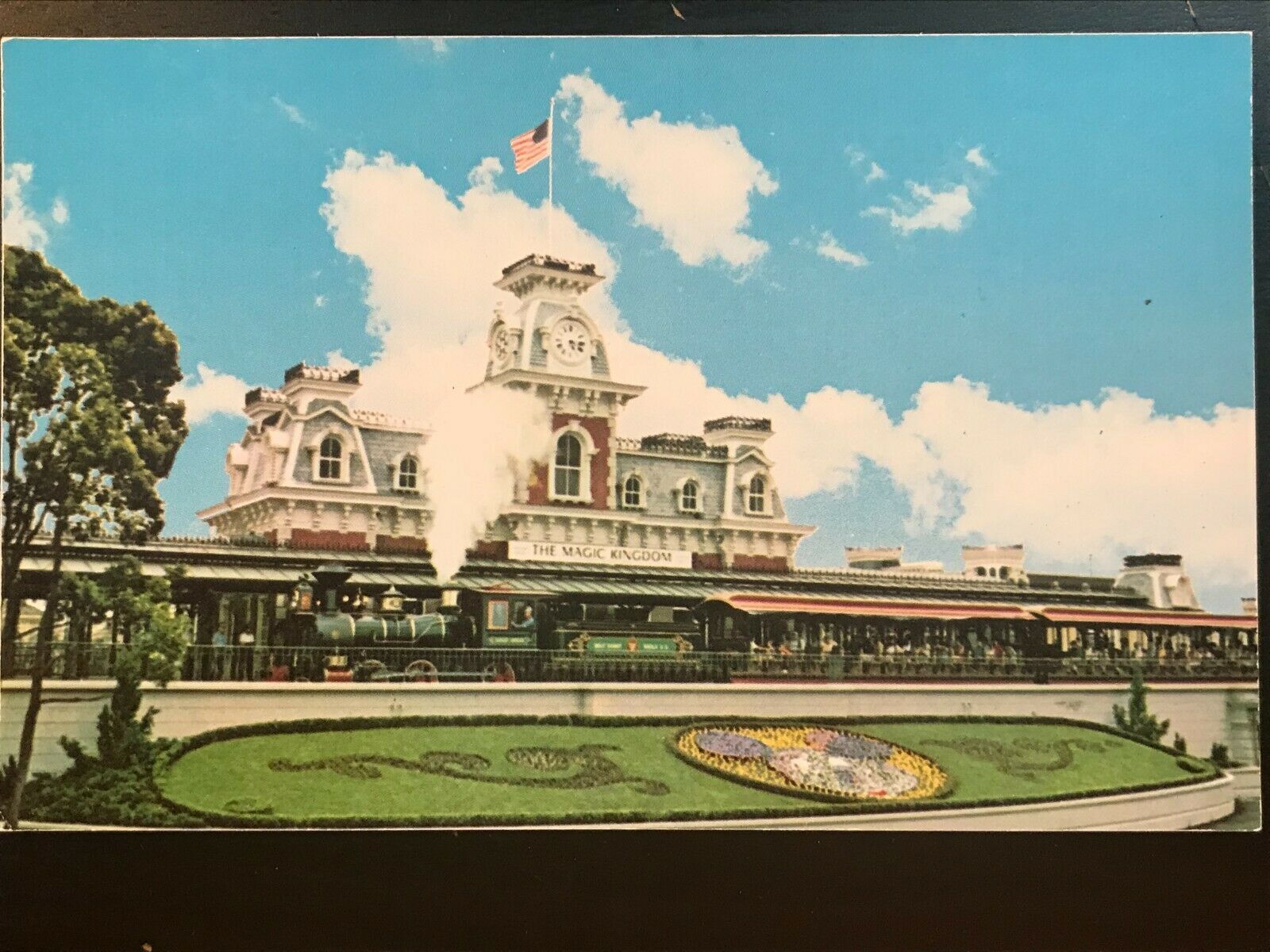 Vintage Postcard 1971 Walt Disney World Railroad Magic Kingdom Orlando ...