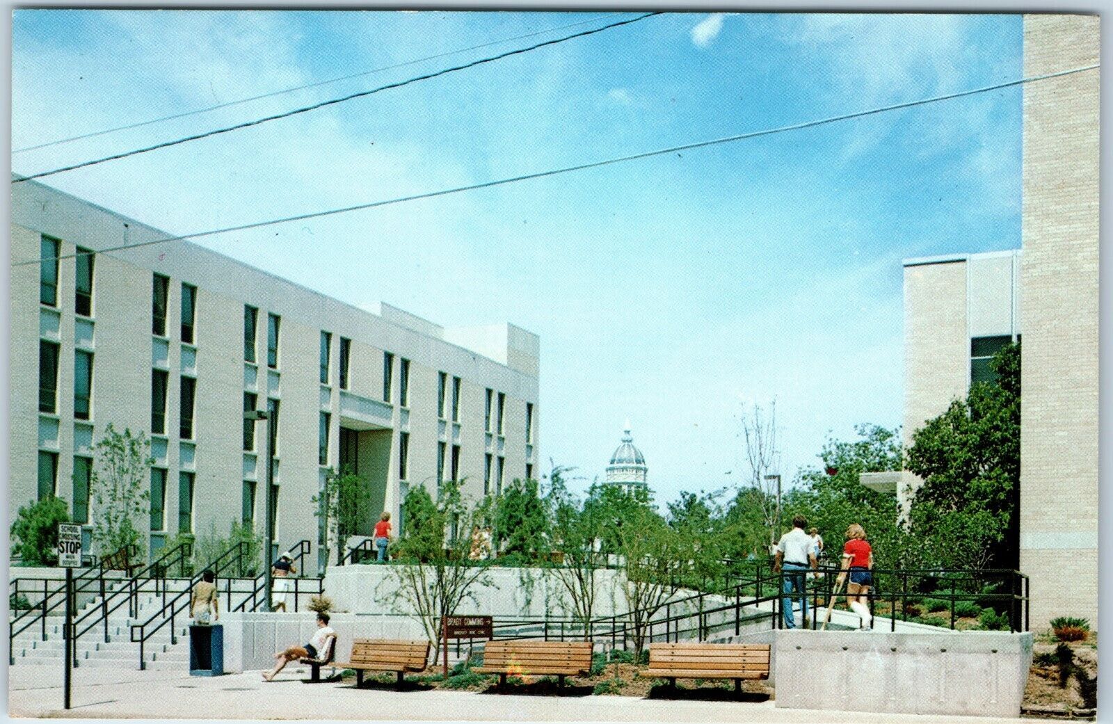 c1960s Columbia, MO University of Missouri Campus Mall Brady Commons PC ...