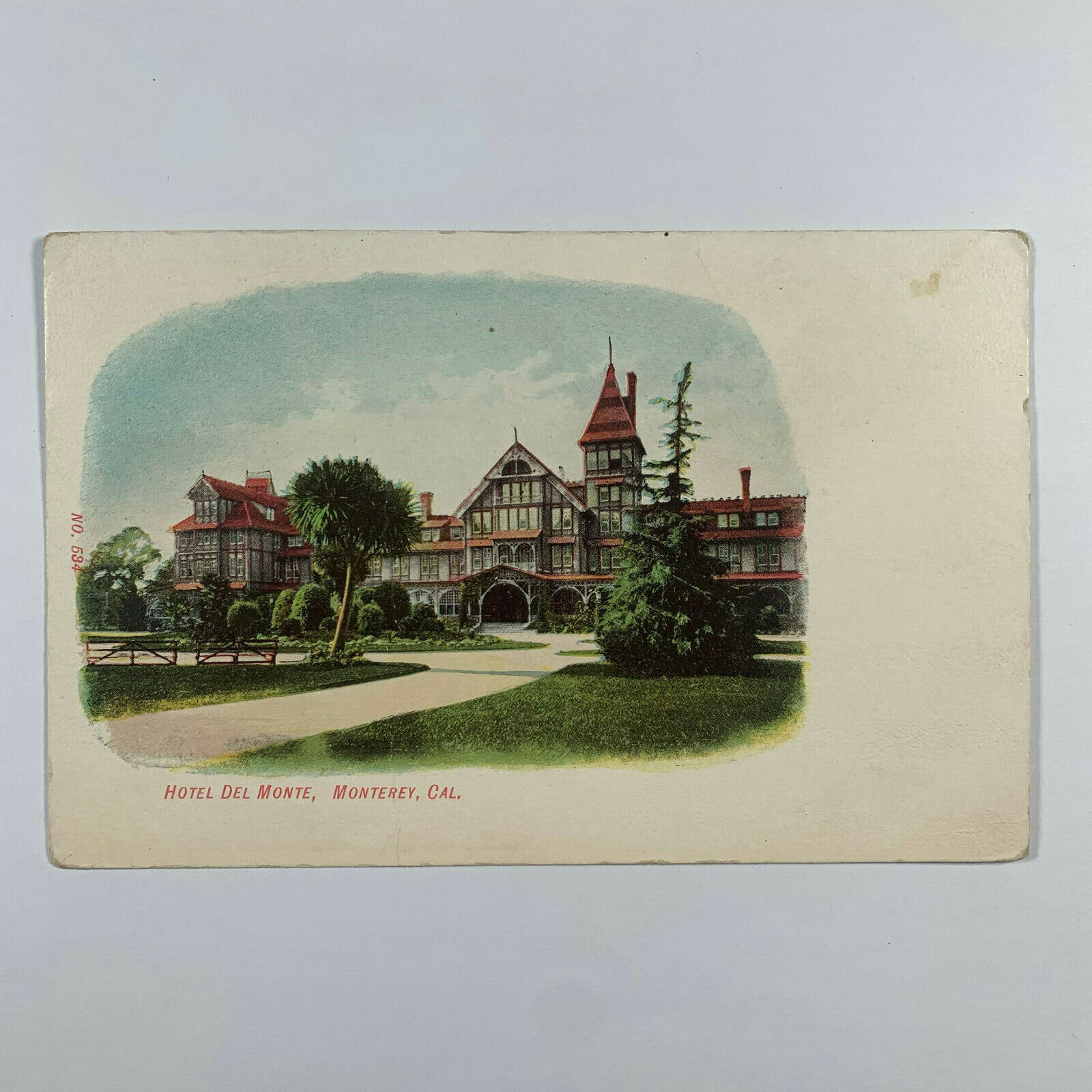 Postcard California Monterey CA Hotel Del Monte Herrmann Hall Unposted ...
