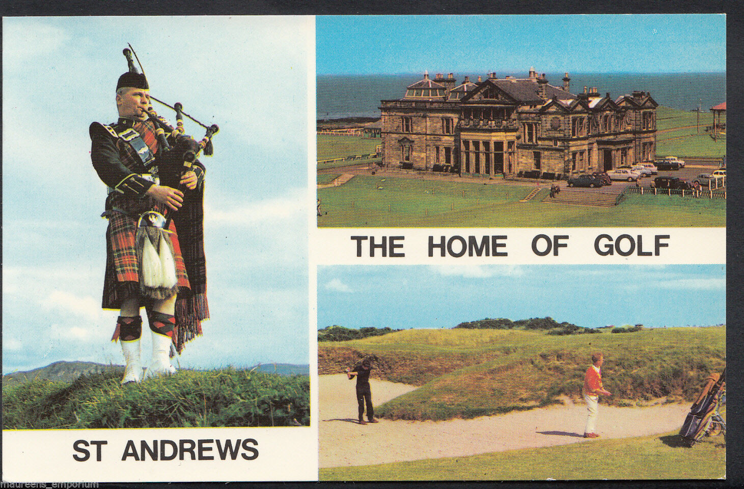 Scotland Postcard - Views of St Andrews - The Home of Golf D912 ...