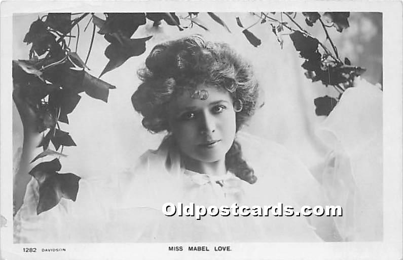 Miss Mabel Love Theater Actor / Actress 1905 | Topics - Entertainment ...