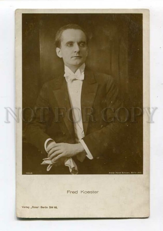3085757 FRED KOESTER Famous MOVIE Star ACTOR vintage PHOTO | Topics ...