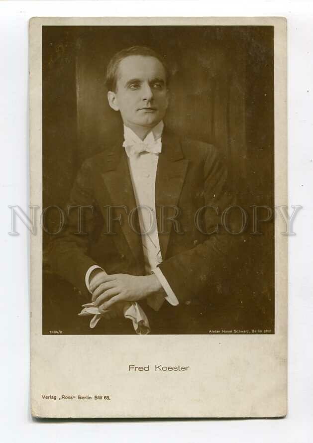 3085757 FRED KOESTER Famous MOVIE Star ACTOR vintage PHOTO | Topics ...