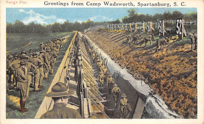 Camp Wadsworth Spartanburg, South Carolina, USA Military Camps Unused ...