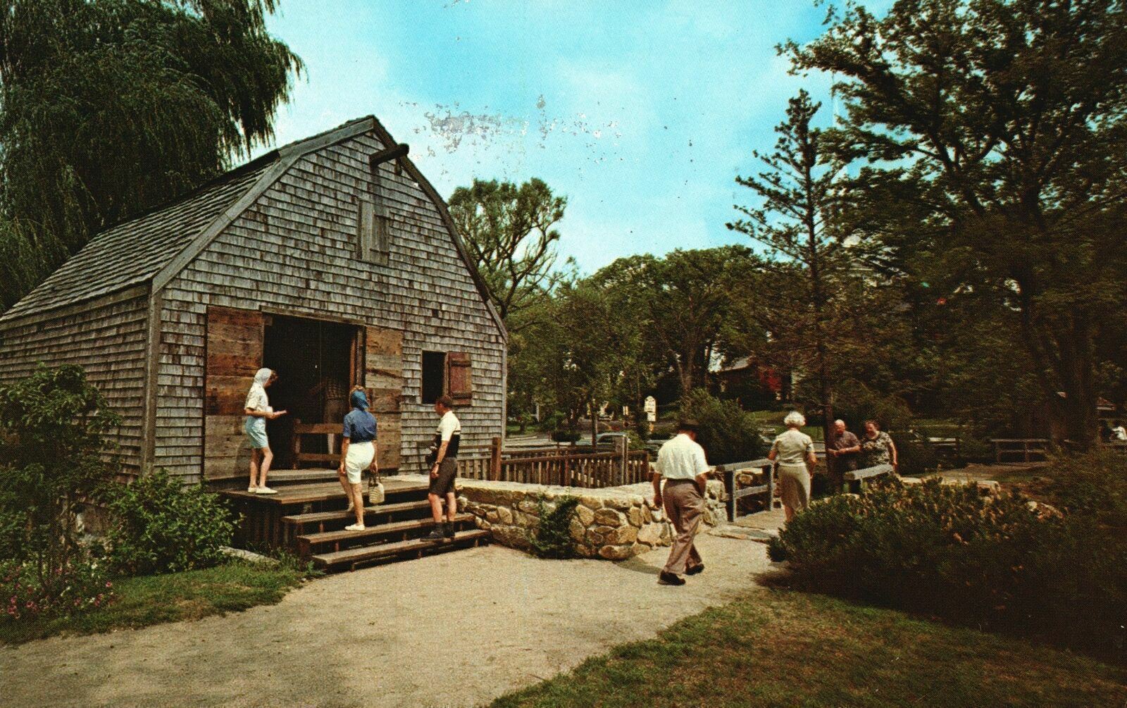 Vintage Postcard Dexter's Grist Mill By Thomas Dexter Sandwich ...