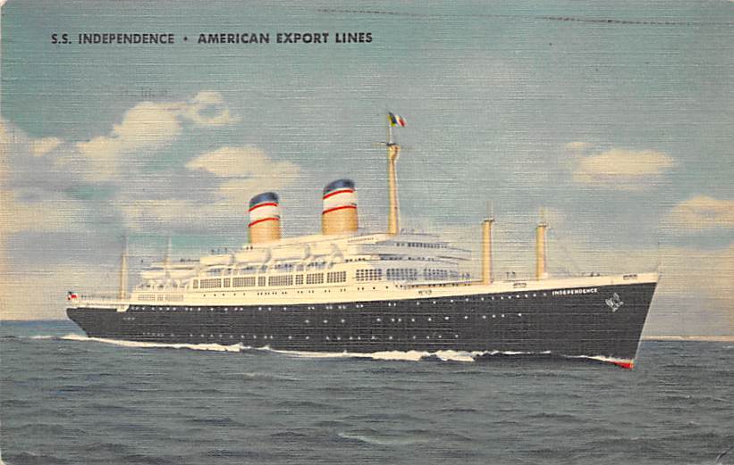 SS Independence American Export Lines Ship 1954 | Topics - Other ...